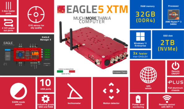 EAGLE5 XTM computer for telescopes and astrophotography